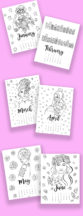 2021 Printable Coloring Calendars - Lacee SwanLacee Swan