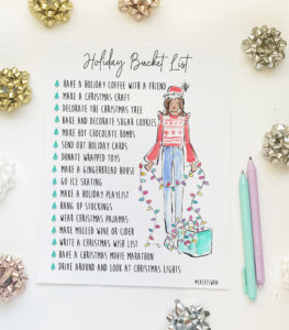 Free Printable Holiday Bucket List - Lacee SwanLacee Swan